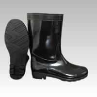 China Alkali Resistant Safety Rain Boots 30cm Height Safety Toe Rubber Boots for sale
