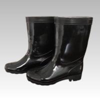 China Alkali Resistant Safety Rain Boots 30cm Height Safety Toe Rubber Boots for sale