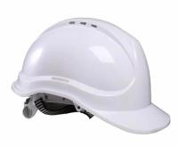 China Head Ventilized Hard Hats EN397 Yellow Hard Hat PE Or ABS Material for sale