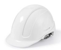 China ABS CE H Shaped Construction Hard Hats Six Point Mesh Belt Anti Skid Anti Smash for sale