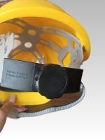 China Head Ventilized Hard Hats EN397 Yellow Hard Hat PE Or ABS Material for sale