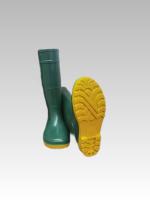 China Anti Acid Safety Gumboots Lightweight Steel Cap Gum Boots Heavy Duty Gumboots for sale