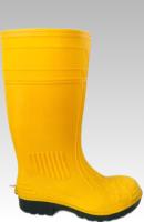 China Green PVC Steel Toe Rubber Boots Anti Slip Steel Toe Waterproof Boots for sale