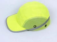 China 56cm-60cm Safety Bump Cap With Chin Strap Lightweight Green Bump Cap for sale