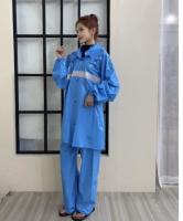 China 100% PVC Reflective Rain Suit Heat Welding Rain Coat Motorcycle Suit Waterproof for sale