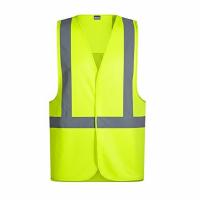 China High Visibility Safety Vest with EN471 Class2 Reflective Tape and Up To 1000 Feet Visibility in Fluorescent Yellow for sale