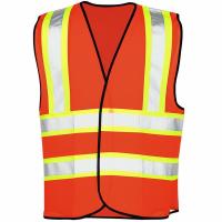 China Weather Resistance Waterproof Reflective Vest with 2 Inches Reflective Strip Width and Class2 Reflective Tape for sale