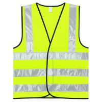 China Polyester Reflective Vest with Machine Washable Waterproof Design and Up To 1000 Feet Visibility for Outdoor Safety for sale