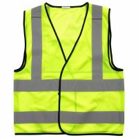 China Plain Reflective Vest with Front and Back LED Lights Meets ANSI ISEA 107 Standards for Up To 1000 Feet Visibility for sale