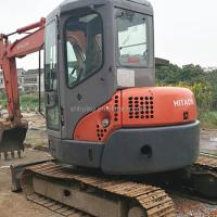 China Hitachi in stock Used mini digger Japanese HITACHI 55 for sale/Second hand Small Crawler Excavator good condition HITACHI 55 for sale