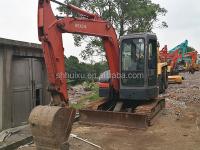 China Hitachi in stock Used mini digger Japanese HITACHI 55 for sale/Second hand Small Crawler Excavator good condition HITACHI 55 for sale