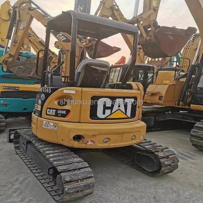China Second Hand good quality Used Mini crawler excavator used CAT303E 3T Used caterpillar Digging Machine Caterpillar in stock for sale