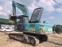 China Kobelco SK200 Excellent quality second hand crawler excavator used digging machine Kobelco SK270D cheap price for sale