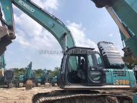China Kobelco SK200 Excellent quality second hand crawler excavator used digging machine Kobelco SK270D cheap price for sale