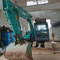 China Real shoot 90% New Original Japan Used KOBELCO SK 75 crawler Excavator For Sale Used KOBELCO 75  Japanese Technology digger for sale