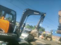 China Doosan hot sale Used doosan dh60-7 crawler excavator/Used mini digger Doosan DX60W Cheap price for sale