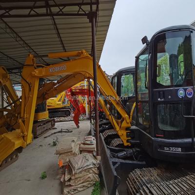 China Kobelco SK200 Kobelco SK35SR second hand hydraulic crawler excavator Japan origin/Used mini digger Kobelco SK35SR  Nice quality Cheap price for sale