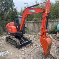 China 80%new used excavator Doosan 55 excavator Korea Second-hand used  excavator good price for sale