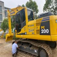 China Komatsu Second hand hydraulic crawler excavator good quality Used digging machine Japan origin  used komatsu pc200-8 excavator Komatsu Excavator for sale