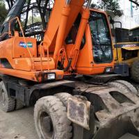 China wheel excavator Doosan 210-7W second hand  excavator for sale