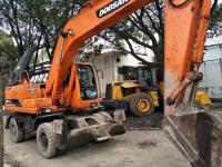 China wheel excavator Doosan 210-7W second hand  excavator for sale