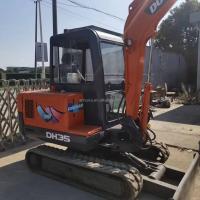 China Doosan hot sale Used Original Doosan DH35 excavator,Doosan mini excavator with dozer blade,Doosan DH35 DH55 DH60 DH70 DH80 DX80 DX75 in stock for sale