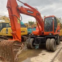 China Doosan hot sale Hot Sale Secondhand Doosan DH150 W-7 Used Excavator in Good Condition Wheel excavator. for sale
