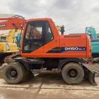 China Doosan hot sale Hot Sale Secondhand Doosan DH150 W-7 Used Excavator in Good Condition Wheel excavator. for sale