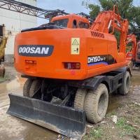 China Doosan hot sale Hot Sale Secondhand Doosan DH150 W-7 Used Excavator in Good Condition Wheel excavator. for sale