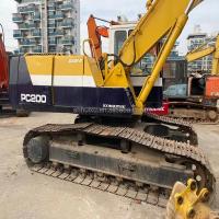China Komatsu Used komatsu PC200-7 crawler excavator second hand digging machine Japan origin for sale Komatsu Excavator for sale