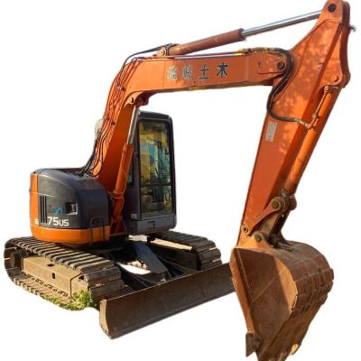 China Hitachi  hot sale used hitachi ex75ur excavator/Second hand Small Crawler Excavator good condition HITACHI 75 for sale