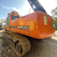 China Doosan hot sale earth moving equipment used doosan dh420lc-7 excavator dh420 42ton large mining excavator dh420lc for sale