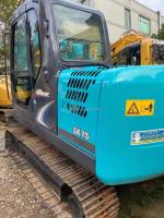 China Micro mini excavator Kobelco 75 second hand small digger used machinery 7.5 ton excavadora usa China garden excavator for sale