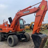 China China wheeled excavator Doosan 150 second hand  excavator heavy machine large excavator for sale
