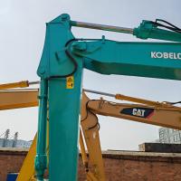 China Blue Color Used Crawler Excavator Second Hand 135 Kobelco Excavator for sale