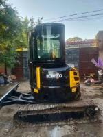 China Yellow Color Original Paint Used Kobelco 35sr Second Hand Mini Excavator for sale