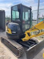 China 3.5 Ton Kobelco Sk35 Used Kobelco Excavator Magic Screed Blue Color for sale
