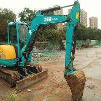China Japan quality used excavator Kubota 155 small 5.5 ton mini second hand crawler excavator with blade and breaker line for sale