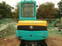 China Japan quality used excavator Kubota 155 small 5.5 ton mini second hand crawler excavator with blade and breaker line for sale