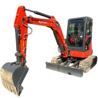 China Japan quality used excavator Kubota 161 small 6.1 ton mini second hand crawler excavator for sale