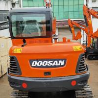 China 5.5 Ton Mini Used Doosan Dx55 Used Excavator 0.75m3 Bucket Capacity for sale