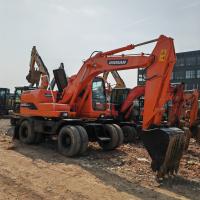 China 90 New Wheeled Excavator Second Hand DOOSAN DH150W-7 Used 4 Wheeled Digger for sale