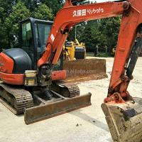 China Used mini digger Kubota55 Japan origin cheap price/Second hand hydraulic crawler Excavator Kubota55 High quality for sale
