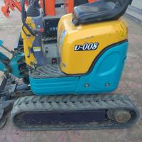 China Best 0.8 Ton Mini Japan Original kubota U 008 Used Excavator In Shanghai With Great Price for sale