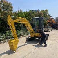 China Used mini excavator Komatsu PC35 with cab small digger used machinery mini excavator used second hand digger for sale for sale