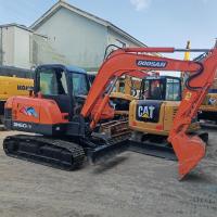 China DH60 Dx60 Dh6 Used Doosan Excavator Second Hand Excavator 5.5 Ton for sale