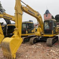 China Hand used earth digger Komatsu PC130 used machinery 13 tons hand used post hole diggers second hand diggers for sale for sale
