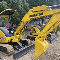 China Used mini excavator Komatsu PC35 without cab small digger used machinery mini excavator used second hand digger for sale for sale