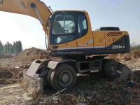 China korea original 2014 Used hyundai r210w-9 wheel excavator/ tyre machine R210w-9 hyundai for sale for sale