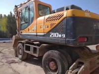 China korea original 2014 Used hyundai r210w-9 wheel excavator/ tyre machine R210w-9 hyundai for sale for sale